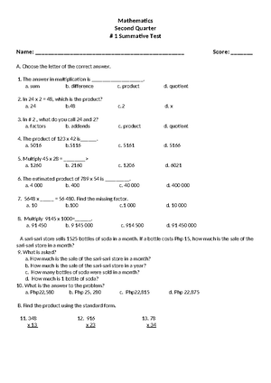 SCI10 SLM Q2 M1 - module - Science 10 Quarter 2 – Module 1 ...