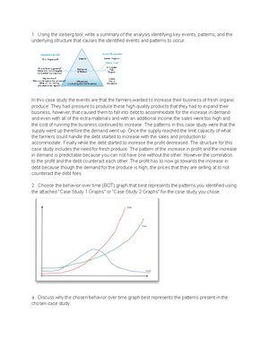Task 1 D548 Final Draft - Case study 1 - Task 1: Applies Systems Thinking Basics Carla Gehret ...