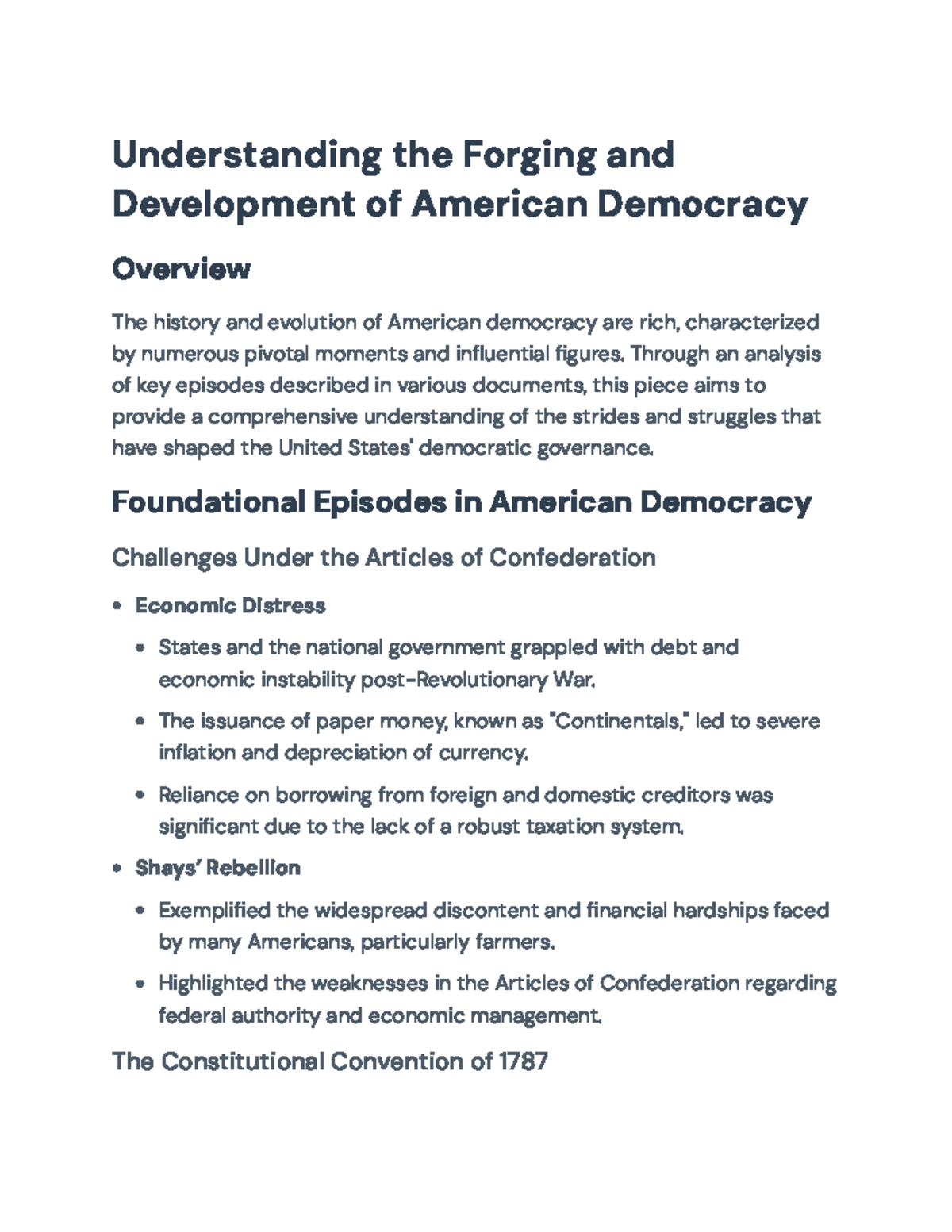 Understanding the Evolution of American Democracy: Key Moments and ...