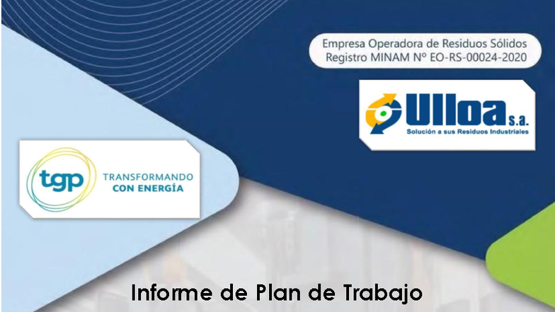 Informe sobre Minimización de Peso de Residuos Orgánicos - Sistema de ...