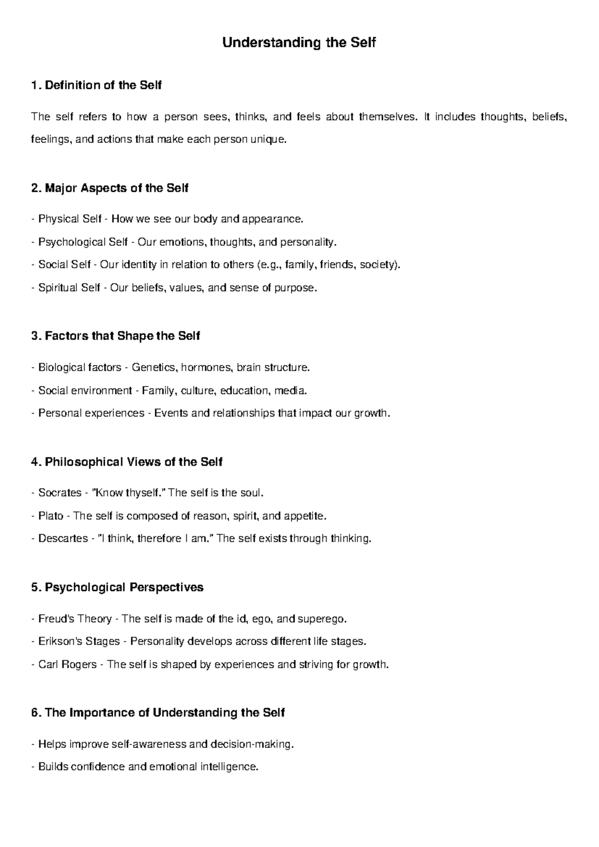 SAS 101: Body Image & Social Identity - Key Concepts and Theories - Studocu