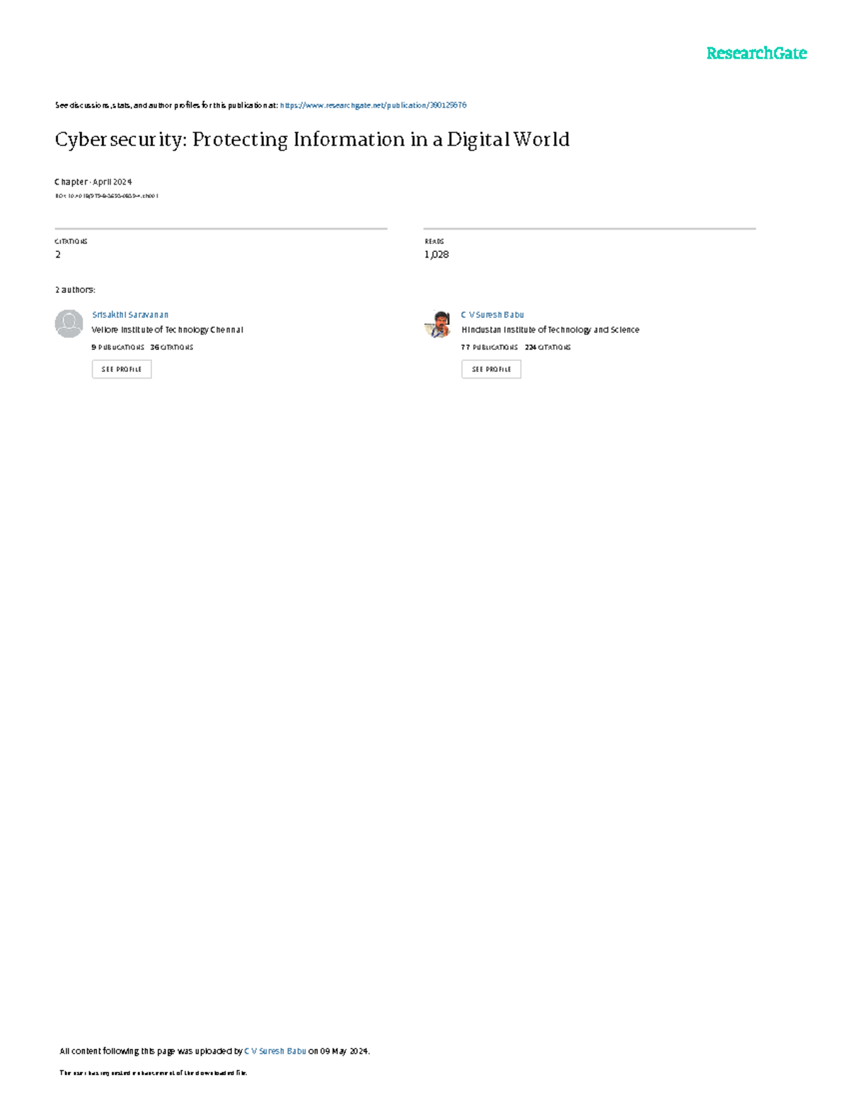 Cybersecurity Protecting Information in a Digital World - See ...