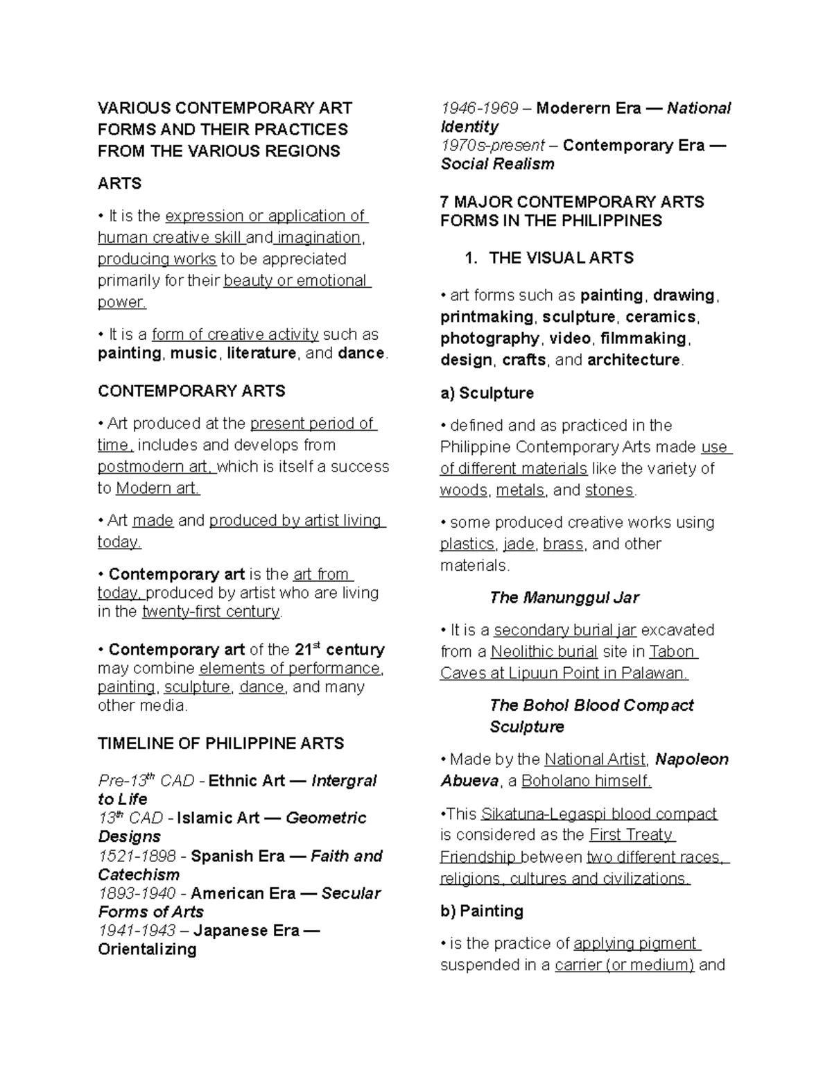 CPAR-REVS: Contemporary Art Forms and Practices in the Philippines ...