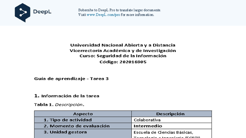 Guía de Aprendizaje Tarea 3: Modelado de Amenazas - Seguridad de la Información - Studocu
