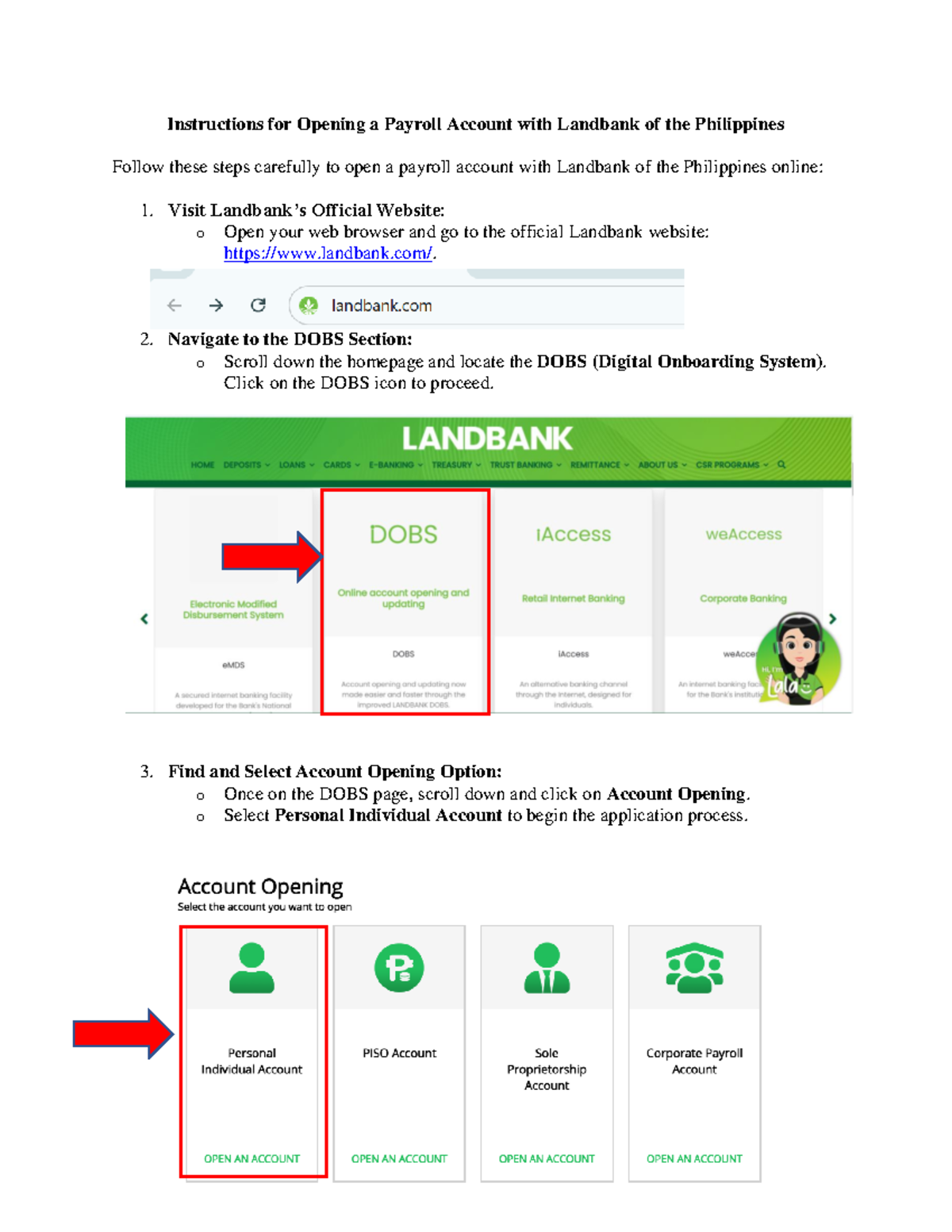 DepEd ADN: Guide for Opening a Payroll Account with Landbank - Studocu