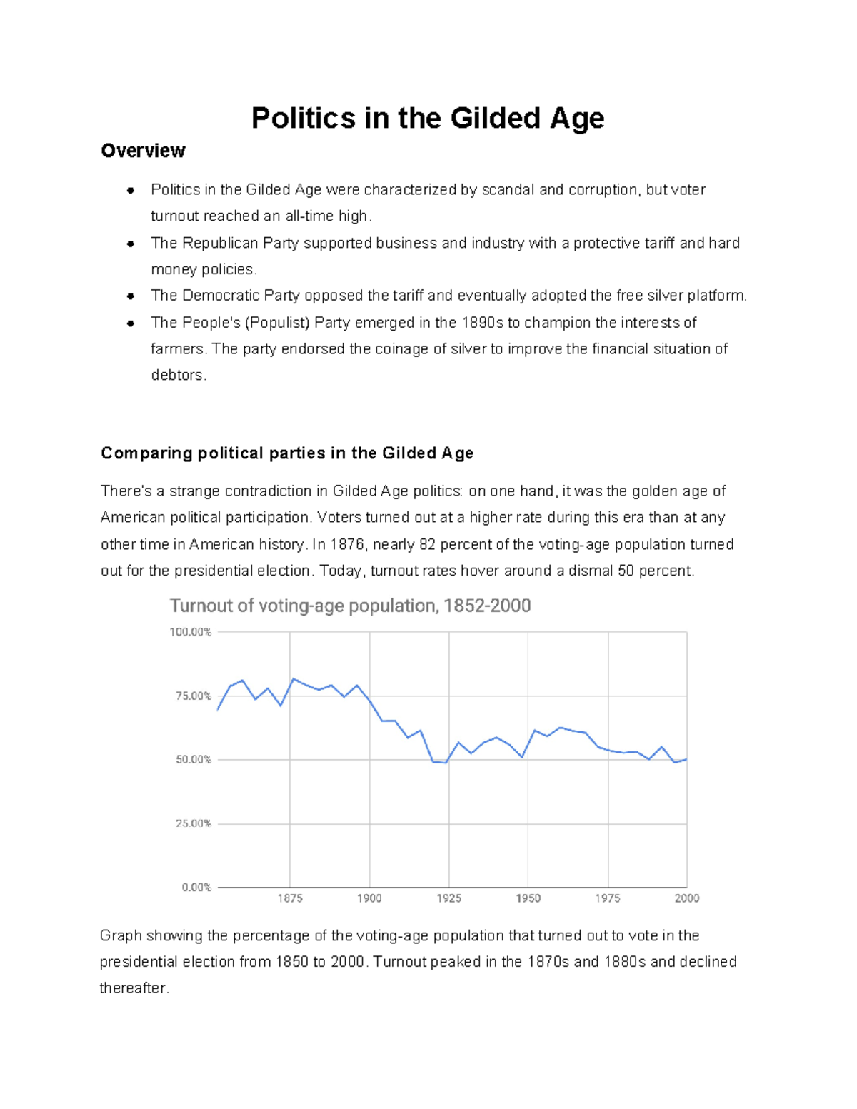 Copy of House Period 6 Reading and DBQ - Politics in the Gilded Age ...