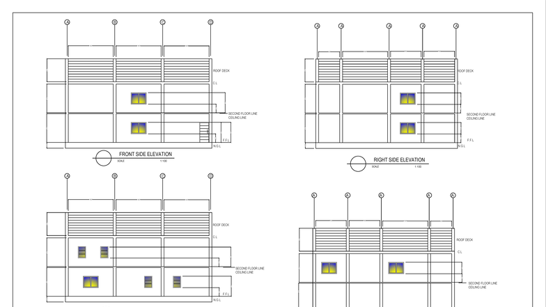 CL ELEV Floor Plan - Detailed Elevation and Scale Analysis - Studocu