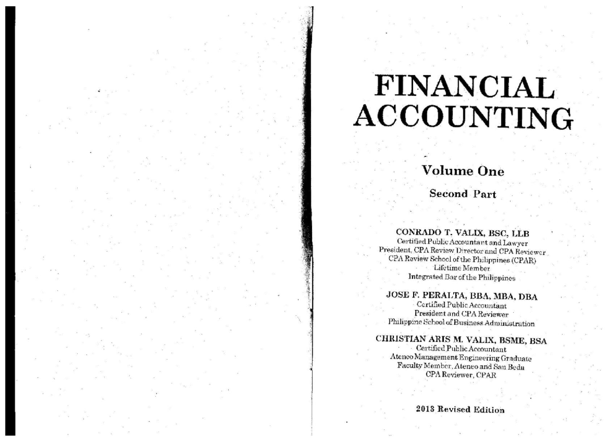 Financial Accounting 1 Part 2 - basic accounting - Studocu