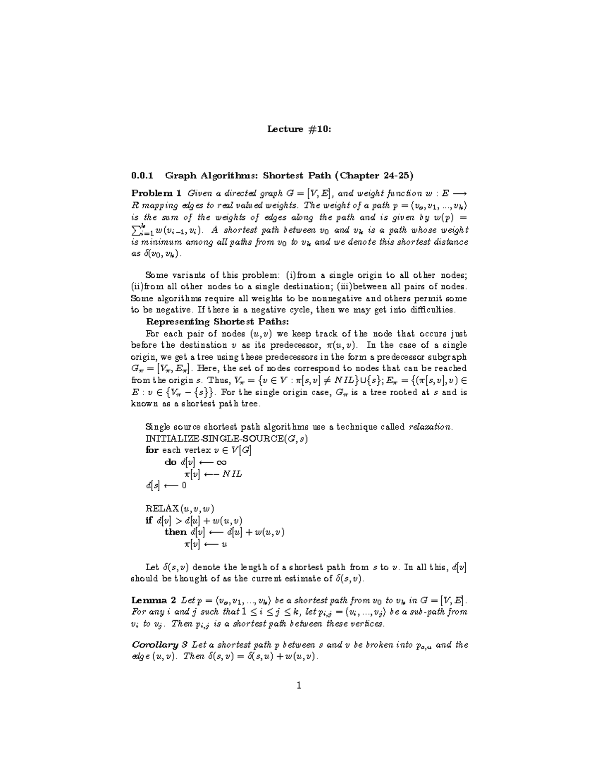 Lec10 - Lecture notes for Advanced Algorithm Design and Analysis ...