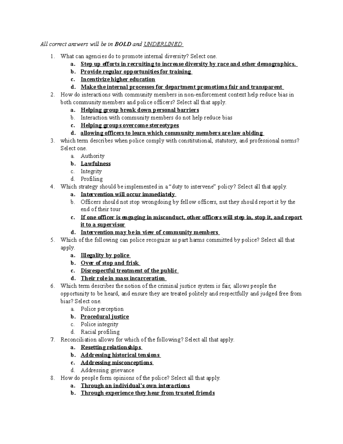6-2 Module 6 quiz Michelle Garcia - All correct answers will be in BOLD ...