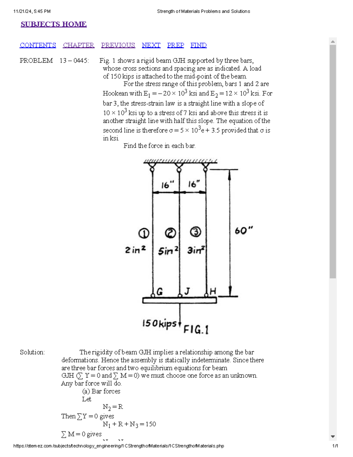 B5 - structural - SUBJECTS HOME CONTENTS CHAPTER PREVIOUS NEXT PREP ...