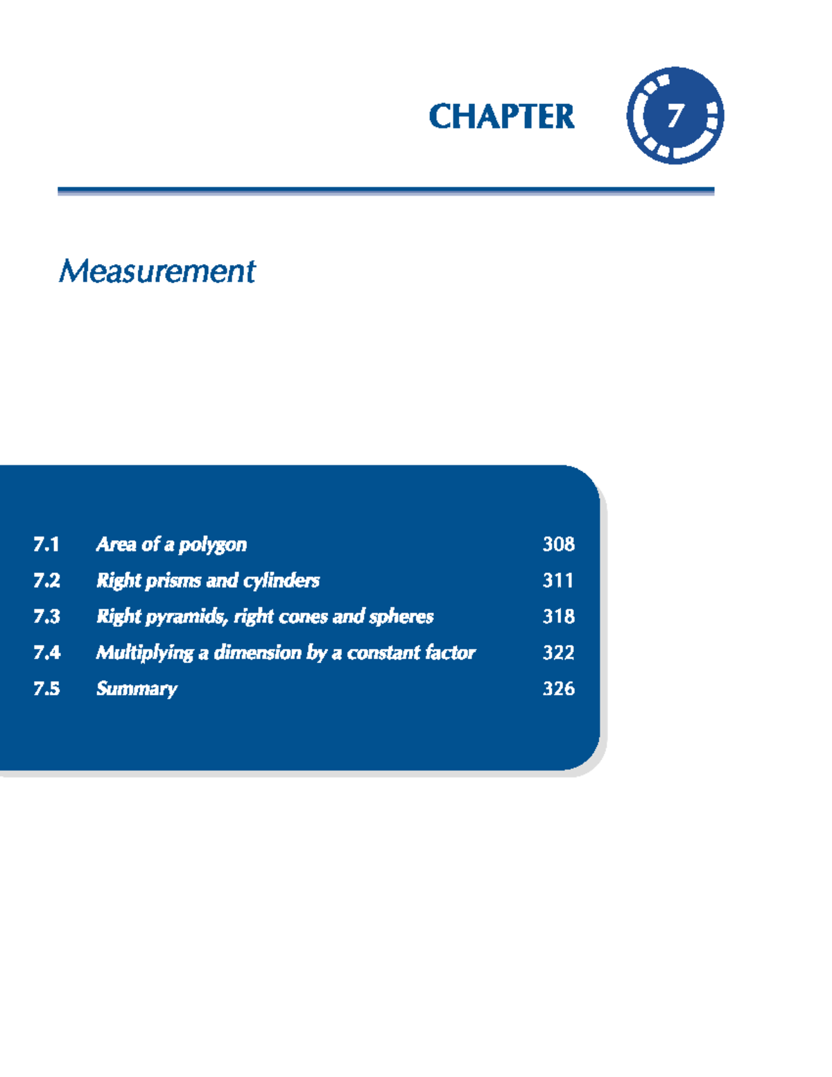 Grade 11 Mathematics: Chapter 7 - Measurement & Formulas Insights - Studocu