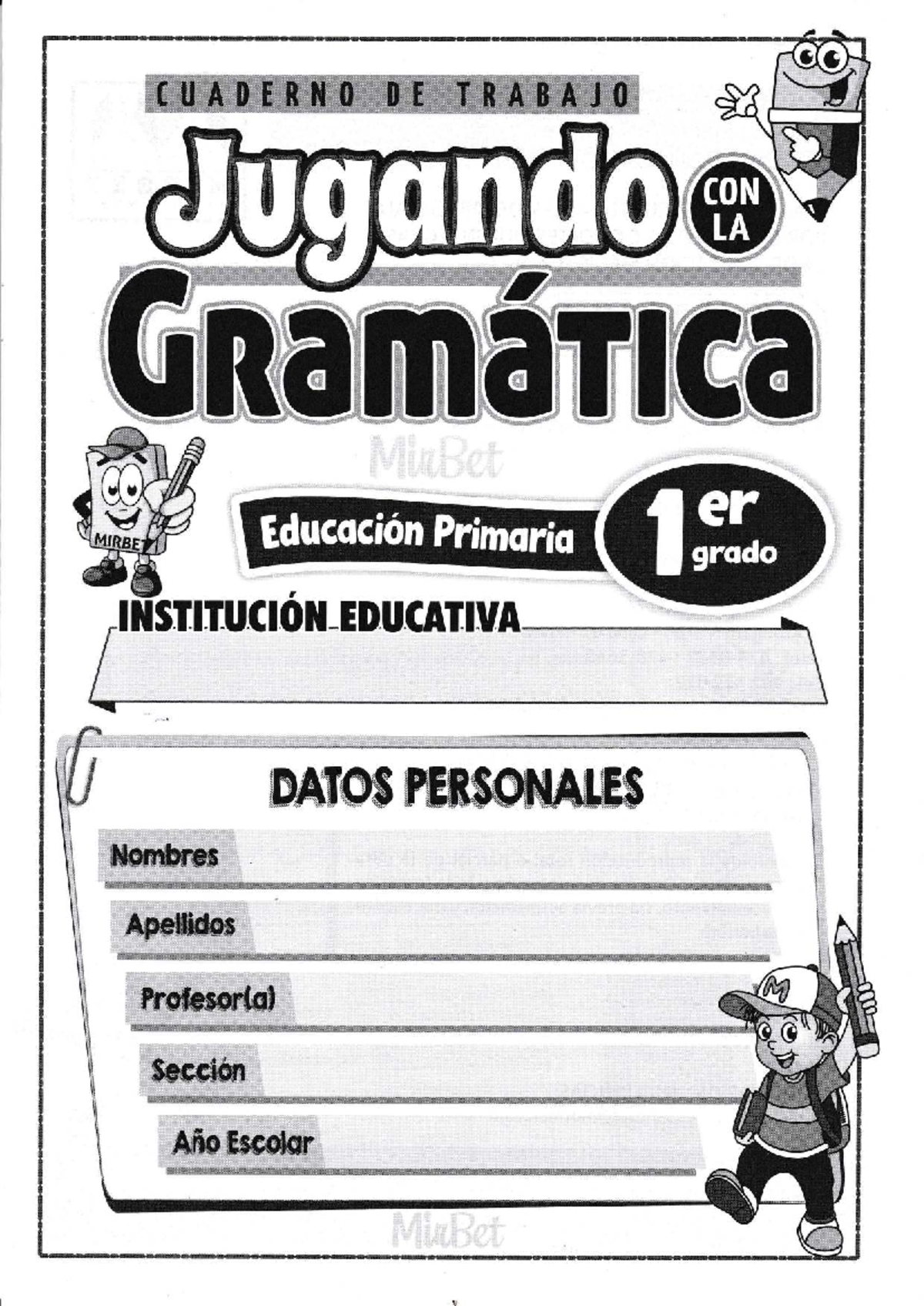 1° Cuaderno: Actividades de Gramática y Vocabulario - Studocu