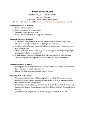 Public Finance Notes PDF - Public Finance Introduction to Public ...