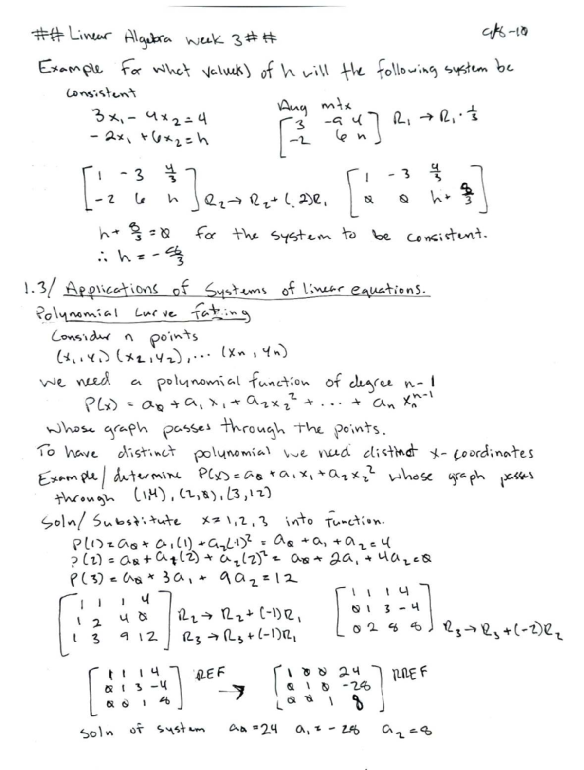 Linear Algebra (MATH 201) & Network Analysis: Concepts, Examples & Applications - Studocu