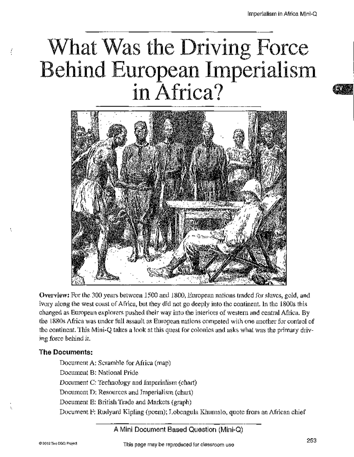 Imperialism in Africa: Driving Forces Behind European Expansion (EV ...