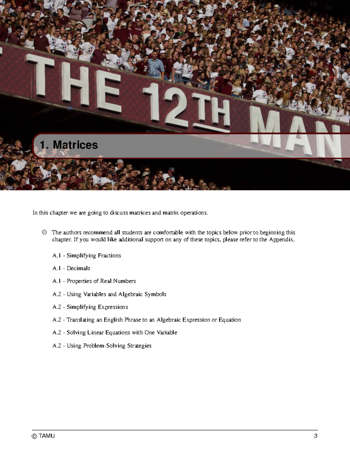 Chapter 1: Matrices - Basic Operations - Studocu