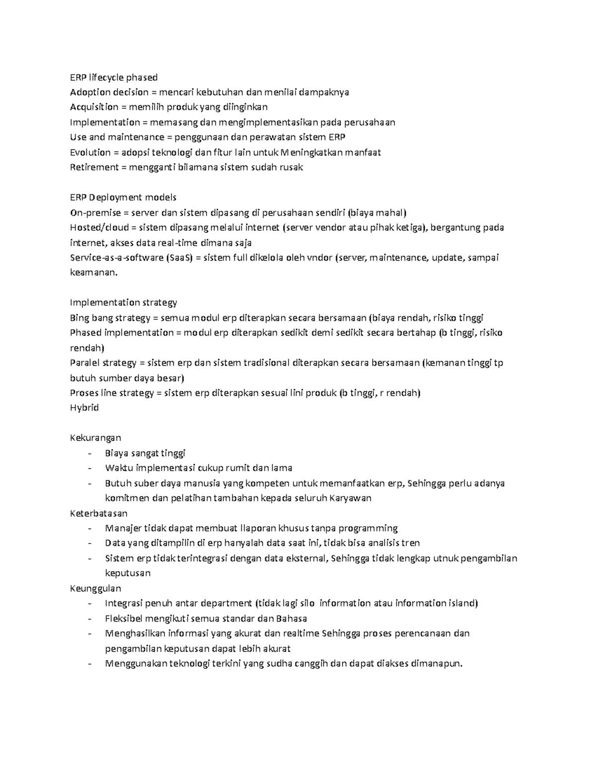[UTS] ERP Lifecycle Phased Adoption: Strategies & Impacts Analysis ...