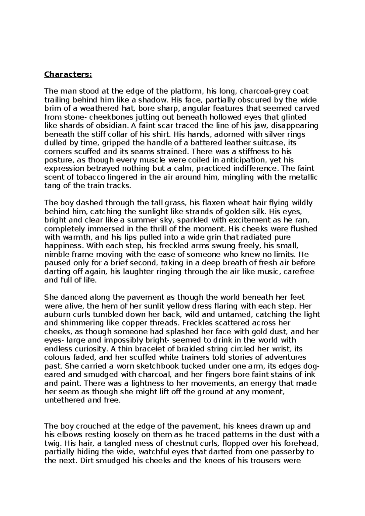 Creative Writing Q5 - AQA English Language Paper 1 Analysis - Studocu