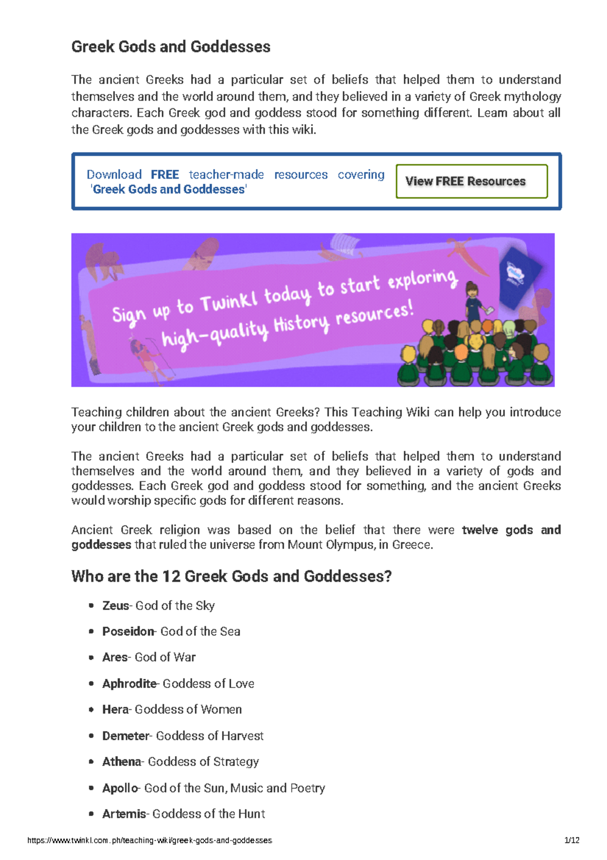 All Greek Gods & Goddesses God of Space Mythology - Greek Gods and ...