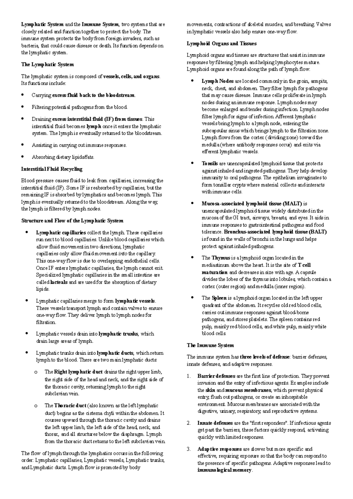Lymphatic System & Immune System Overview: Key Functions & Interactions ...