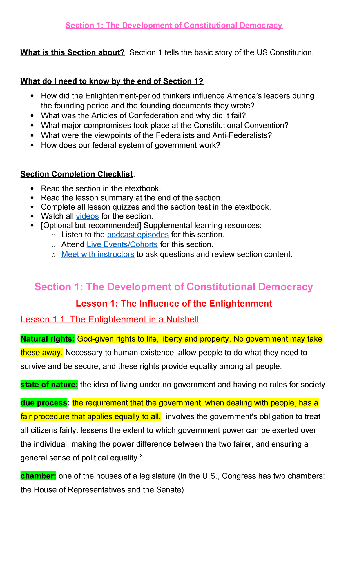 C963 Section 1 Note Taking Guide - Section 1: The Development of ...