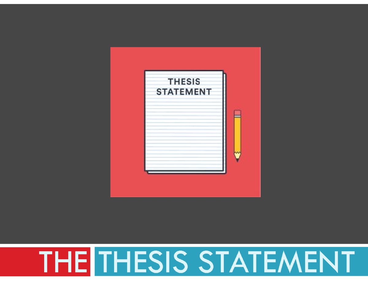 Thesis Statement Guide - Part I: Crafting Effective Arguments - Studocu