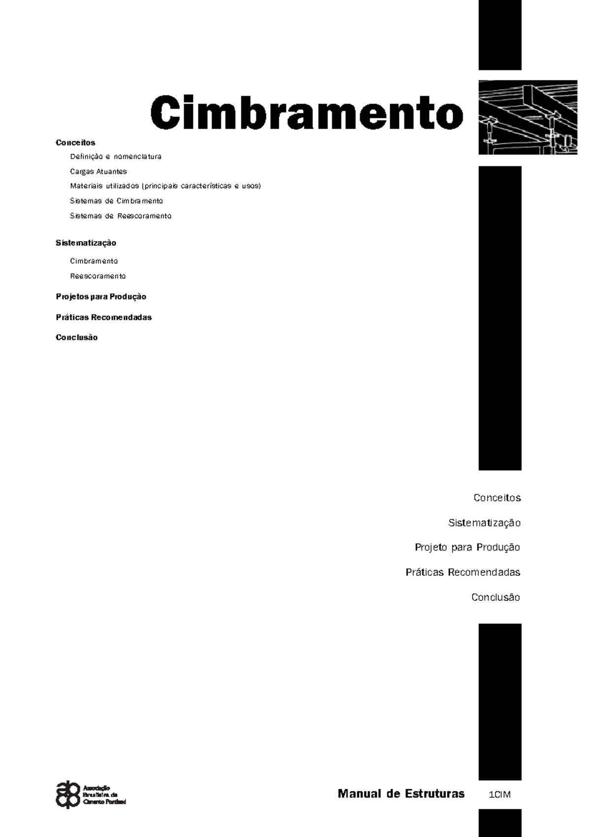 Cimbramento - escoramento - Manual de Estruturas 1CIM Conceitos ...