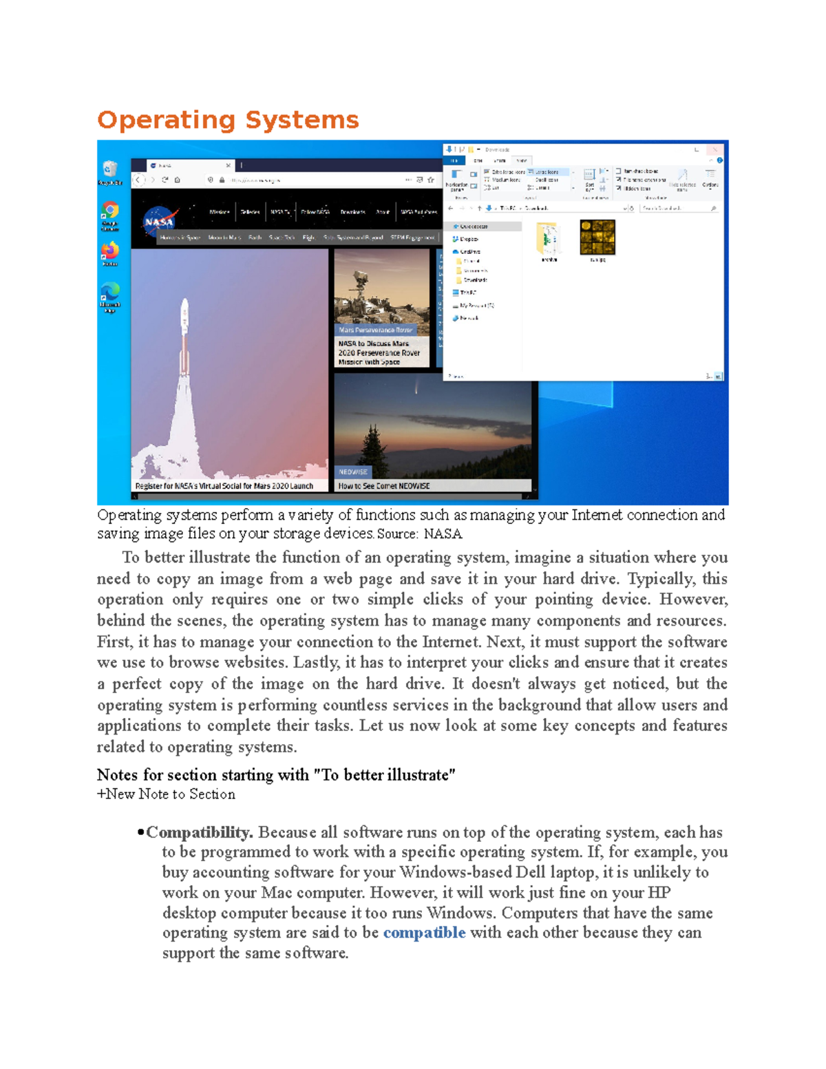 Chapter 20- Operating systems - Operating Systems Operating systems ...