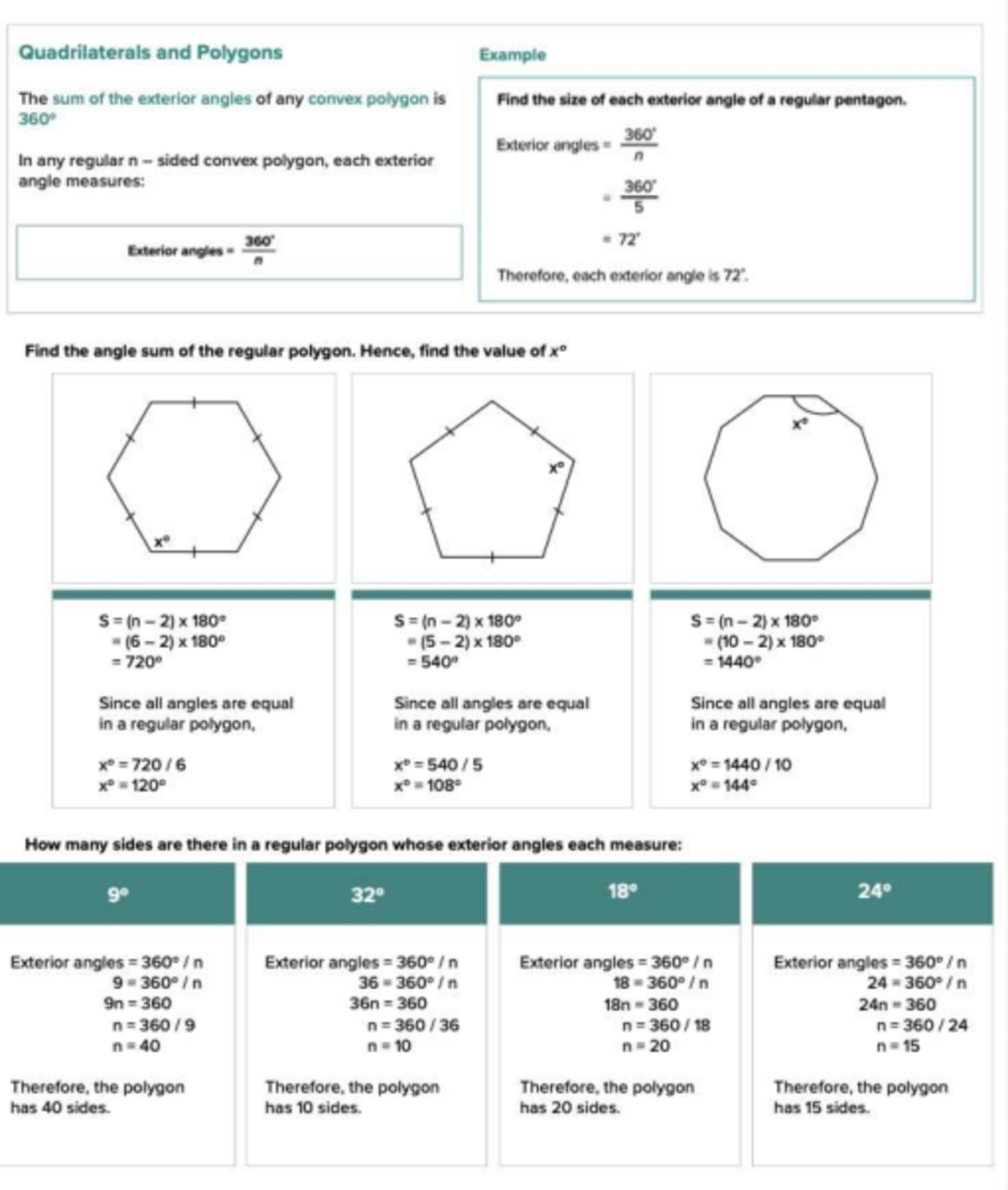 Geometry 4 - Worksheet on Quadrilaterals and Polygons - Studocu