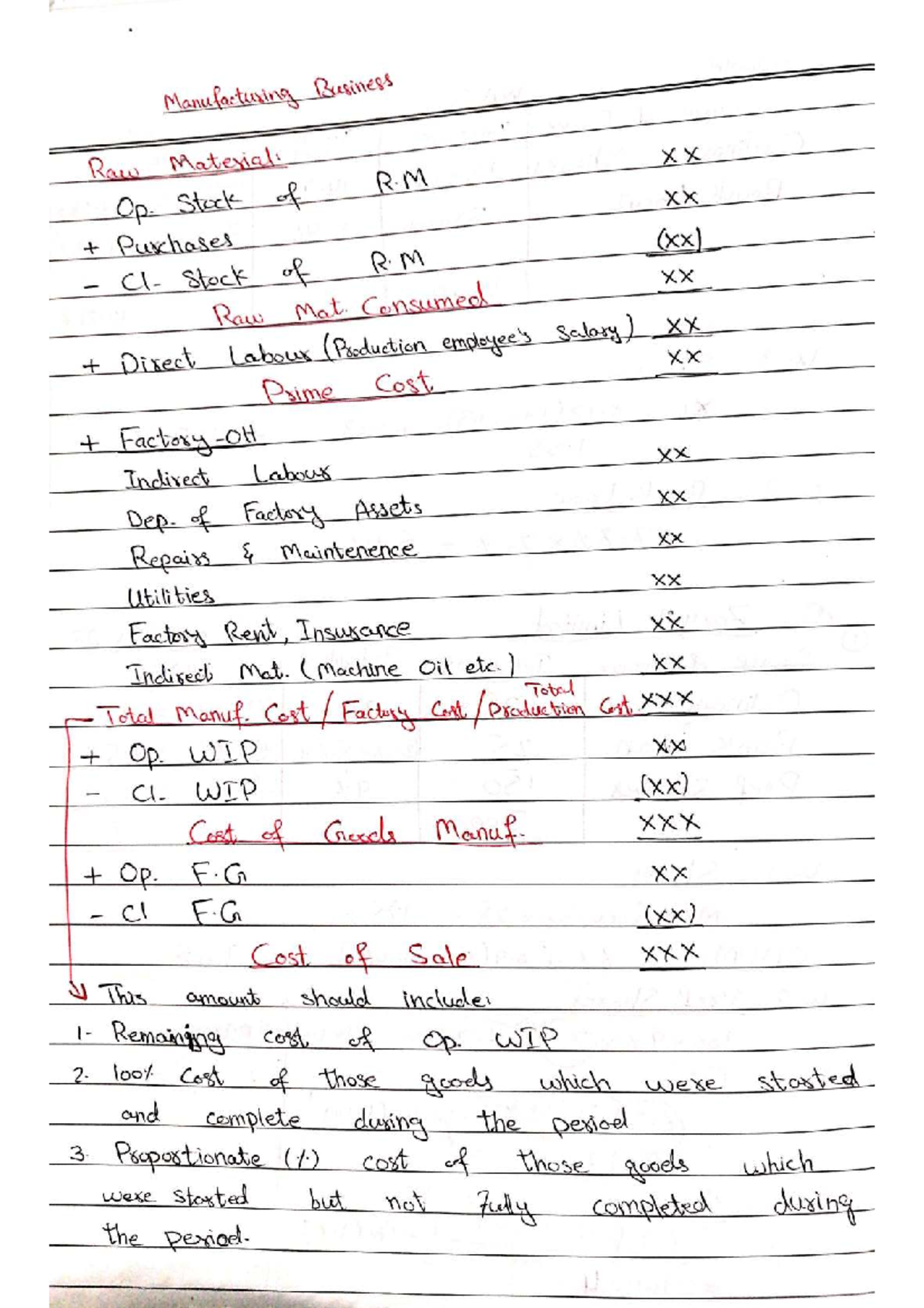 Manufacturing Business Budgeting Formats and Cost Analysis - Studocu