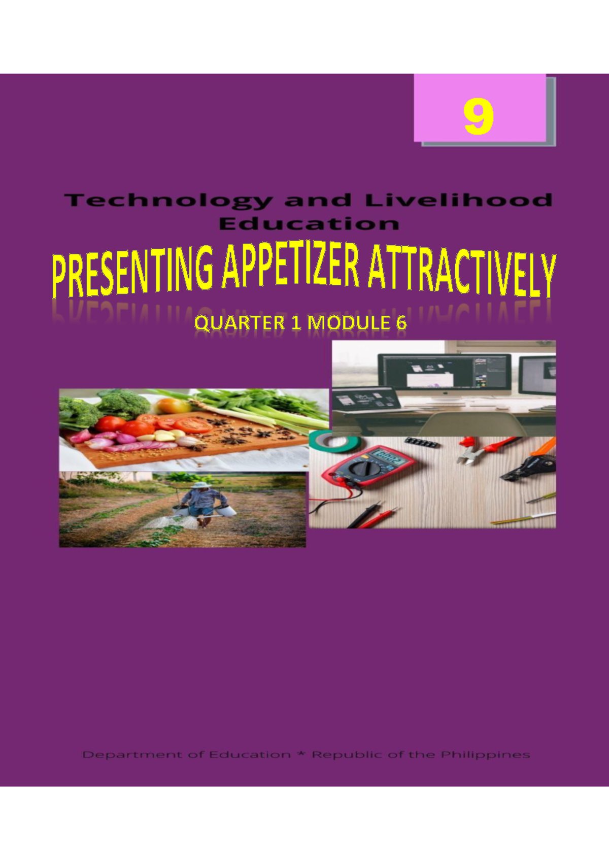 TLE 9 Cookery Q1 Module 6: Mastering Appetizer Presentation - Studocu