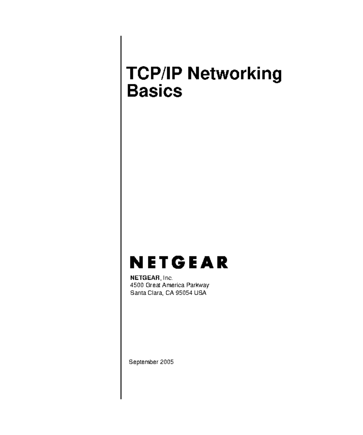 Networking Basics: TCP/IP Overview and Configuration Guide - Studocu