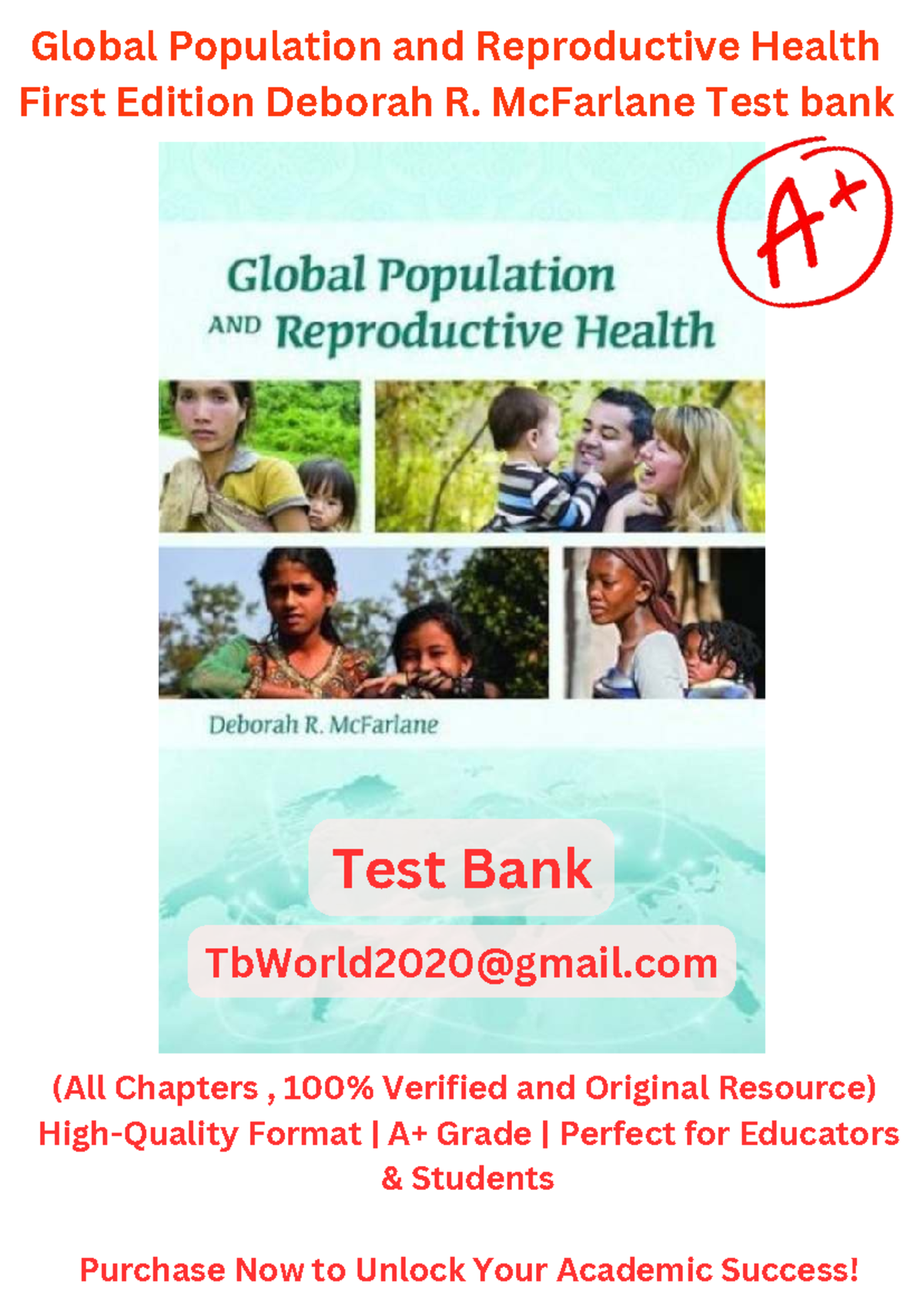 Global Population and Reproductive Health First Edition Deborah R. Mc ...