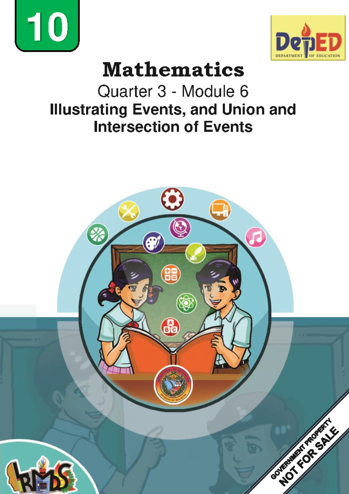 Math 10 Q3 Mod 6: Events, Union, and Intersection Explained - Studocu