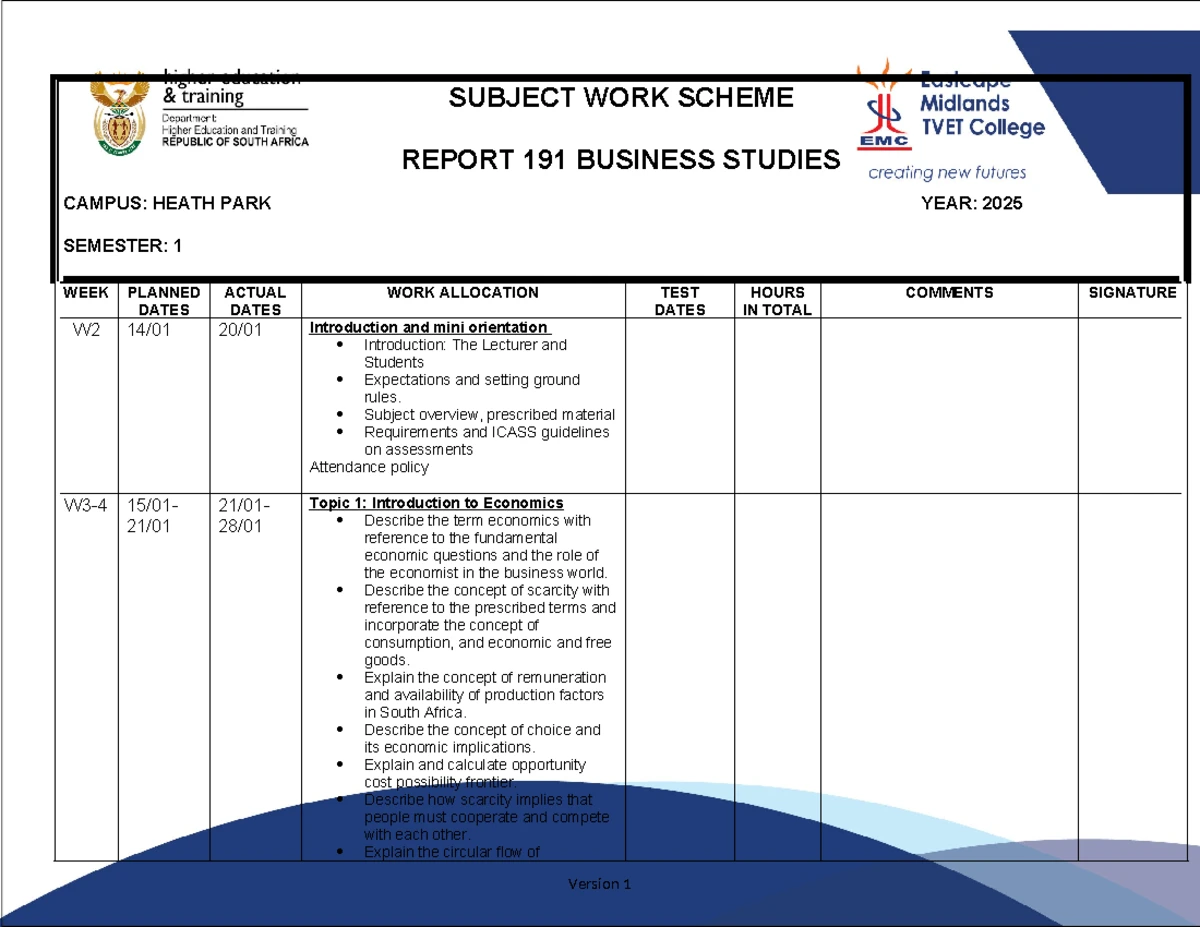 N4 Electrotechnics - REPORT 191 PROGRAMMES SUBJECT SYLLABUS ...