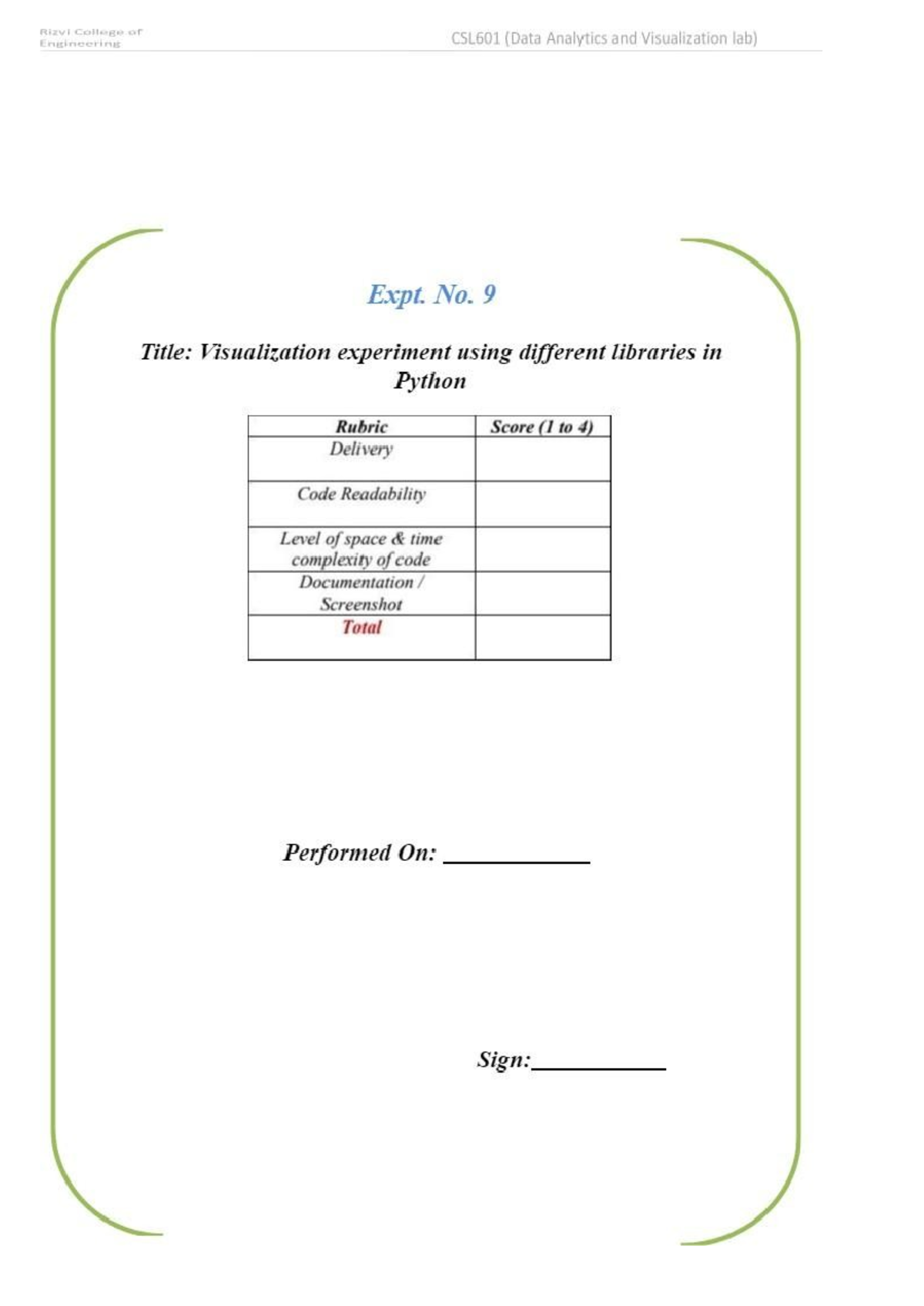 DAV9 - Experiment Conclusion: Data Processing & Visualization Insights ...