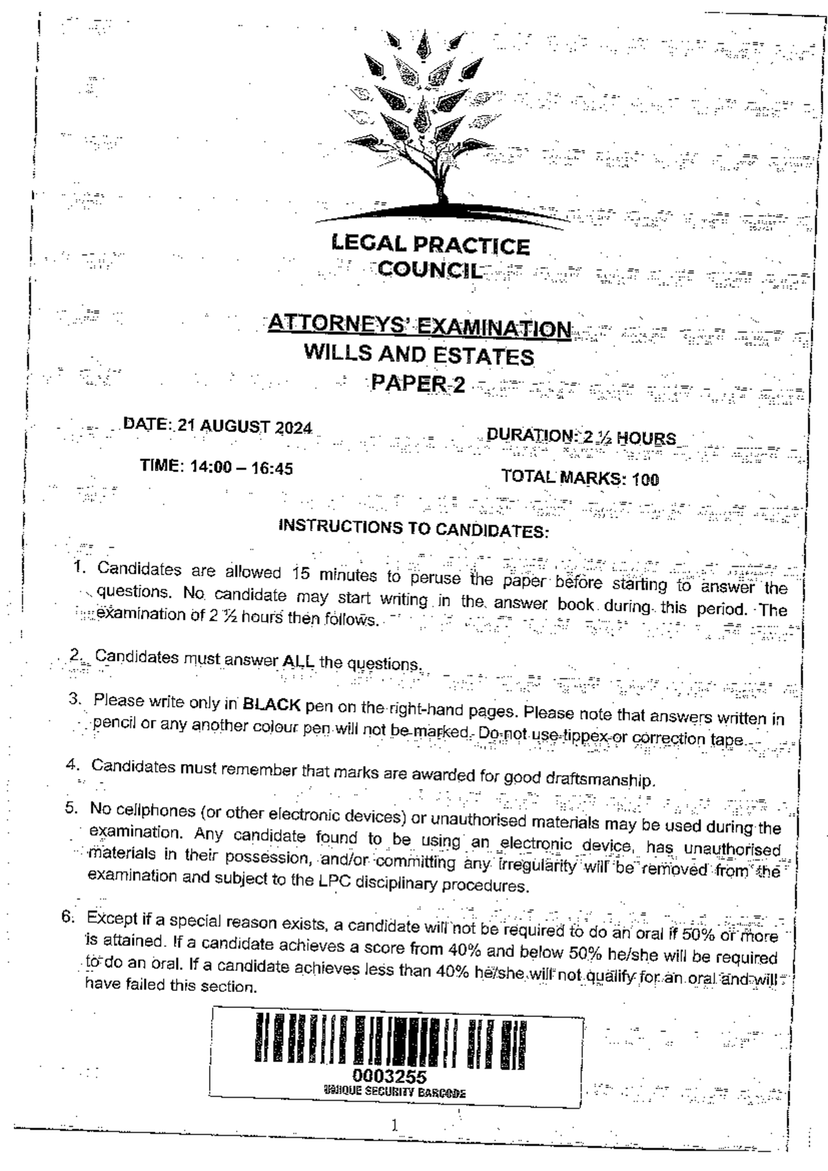 LPC Exam Paper 2: Wills and Estates - Lecture Notes Overview - Studocu