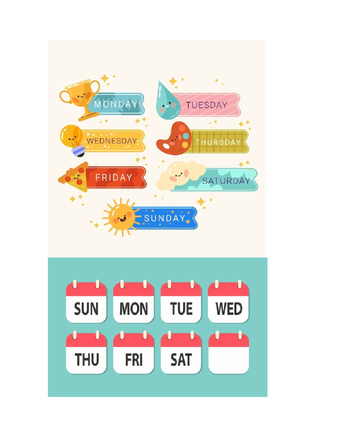 English Learning: Days of the Week & Months of the Year - Studocu