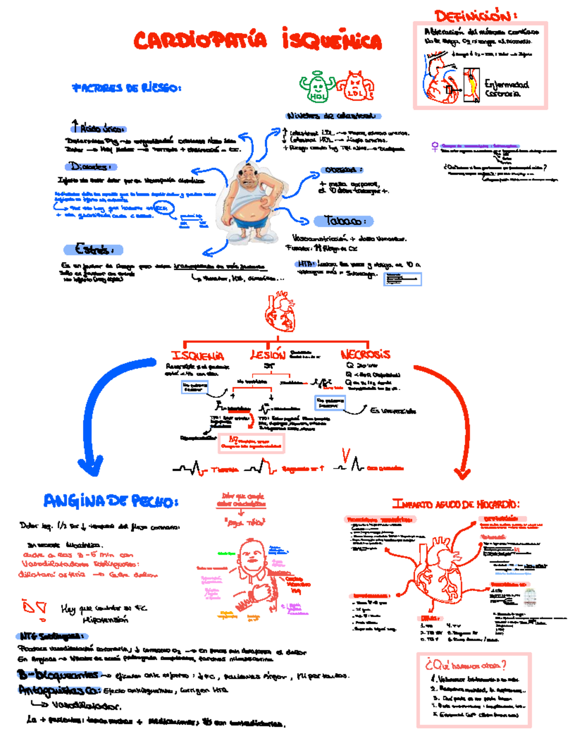 Cardiopatía Isquémica: Infarto Agudo y Angina de Pecho - Estudio ...