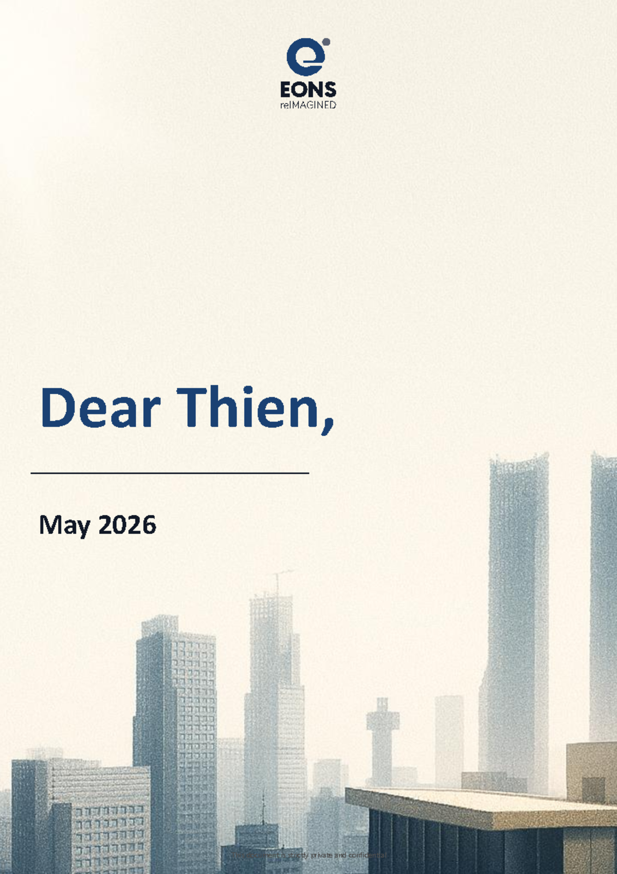 Company Offer Letter - EONSR for Ngo Thanh Thien - Studocu
