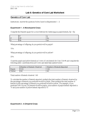 BSC 108 Lab5 - Lab 5: Photosynthesis Lab and Journal Worksheet - BSC 108 Lab 5: Photosynthesis ...