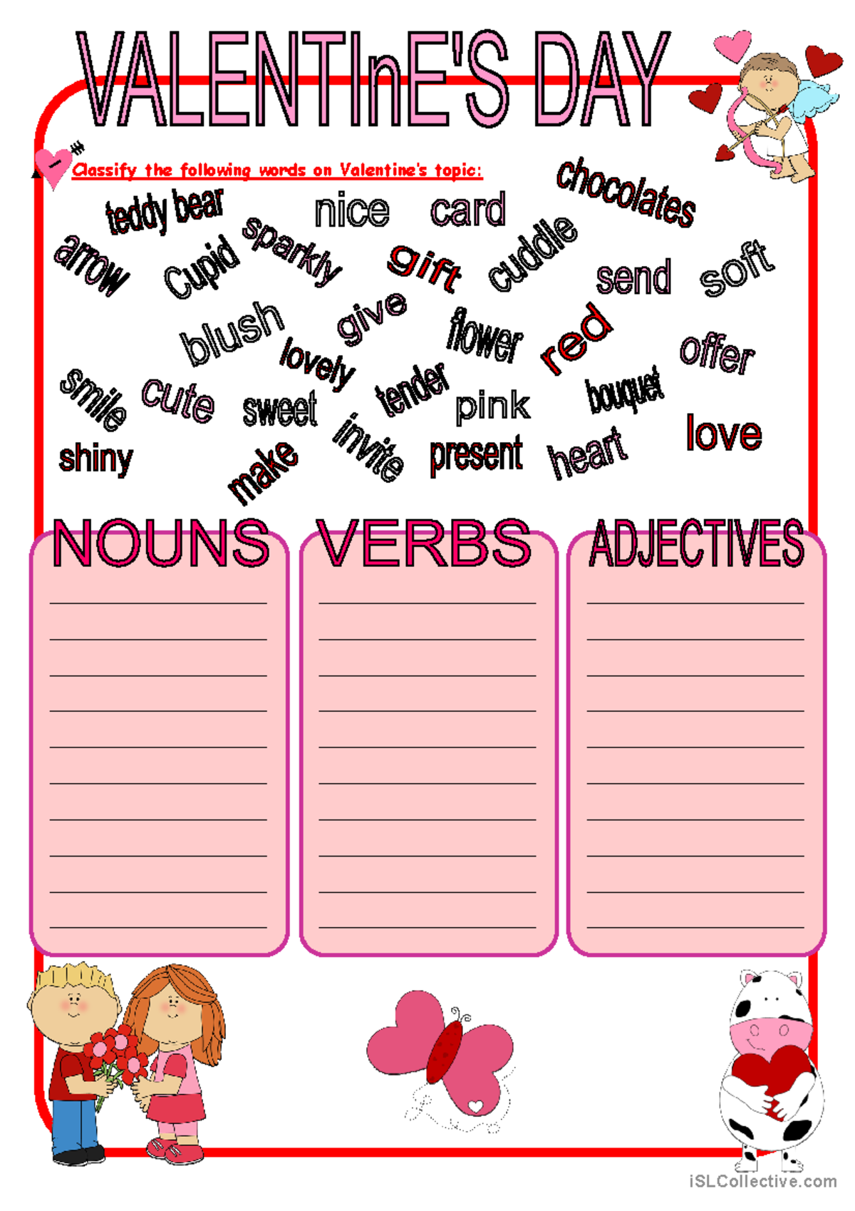 Valentine's Day Activity Guide: Words, Phrases & Pictures - Studocu