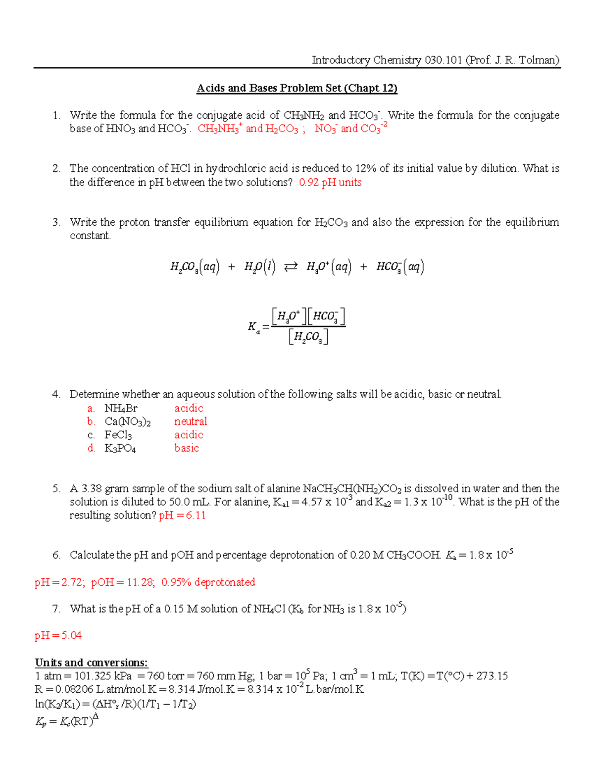 Chapt 12 Practice problems soln - Introductory Chemistry 030 (Prof. J ...
