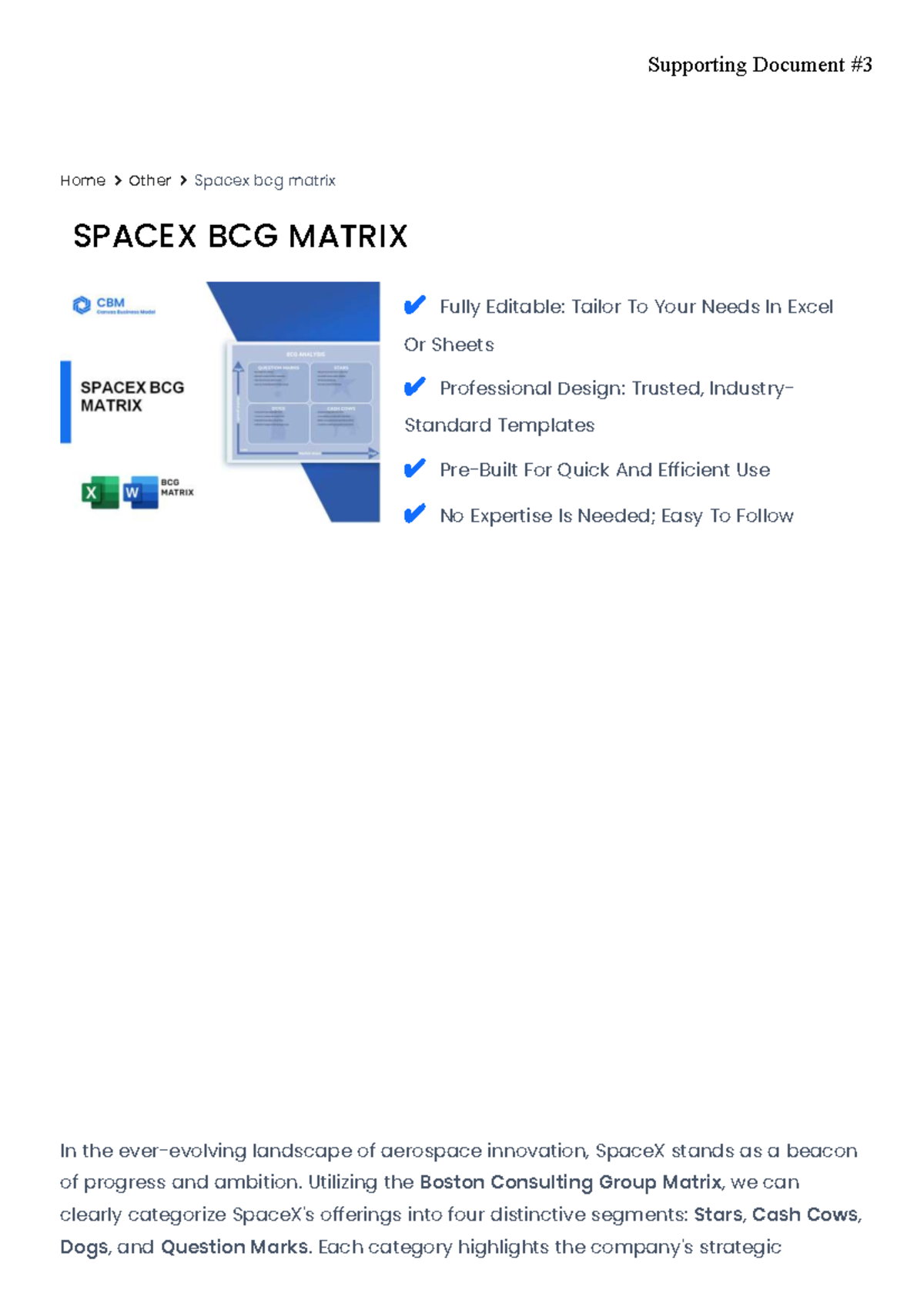 SpaceX BCG Matrix Analysis: Strategic Insights and Future Prospects ...