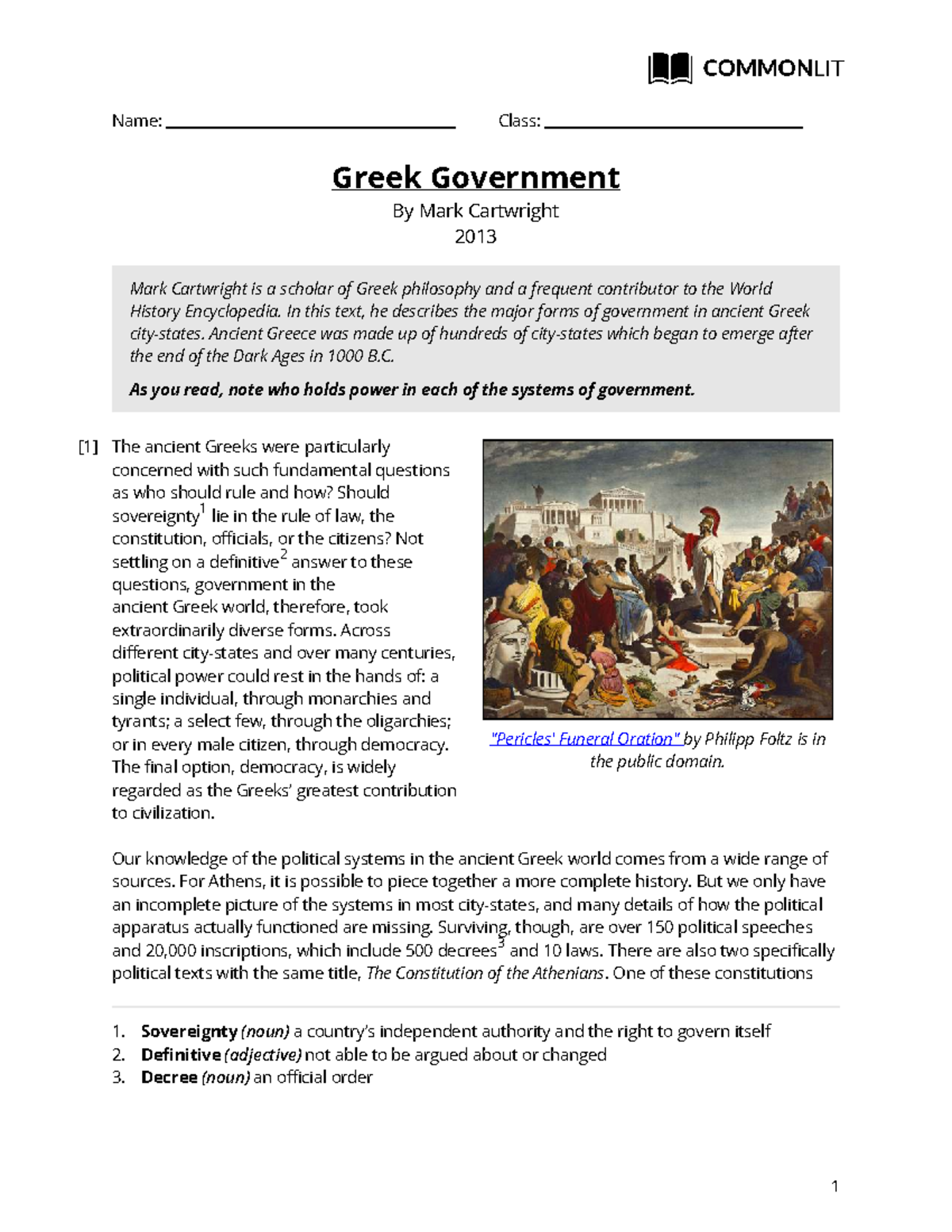 Greek Government Systems: Democracy, Tyranny, and Oligarchy Overview ...