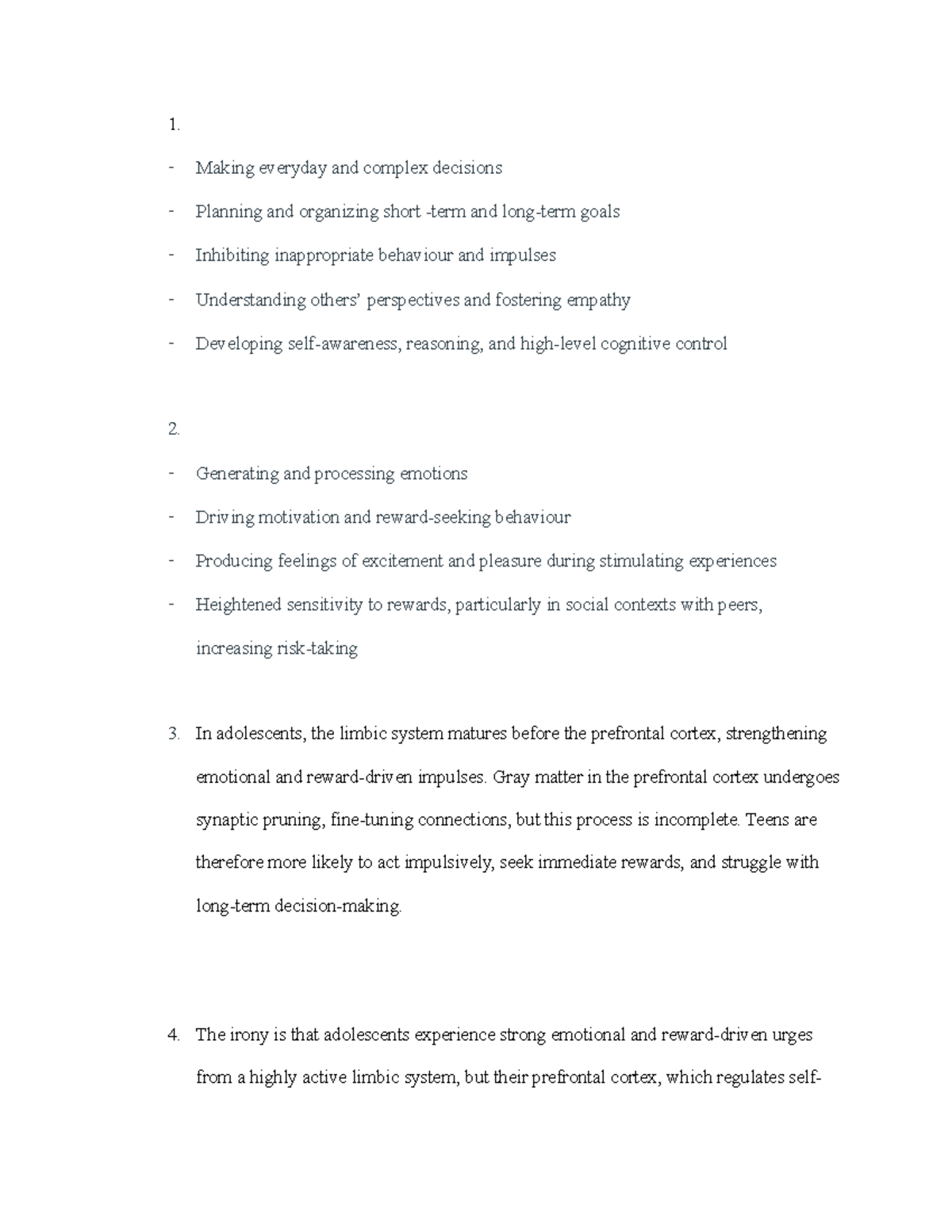 Activity 7 - FMST Assignment: Adolescent Decision-Making & Emotions ...