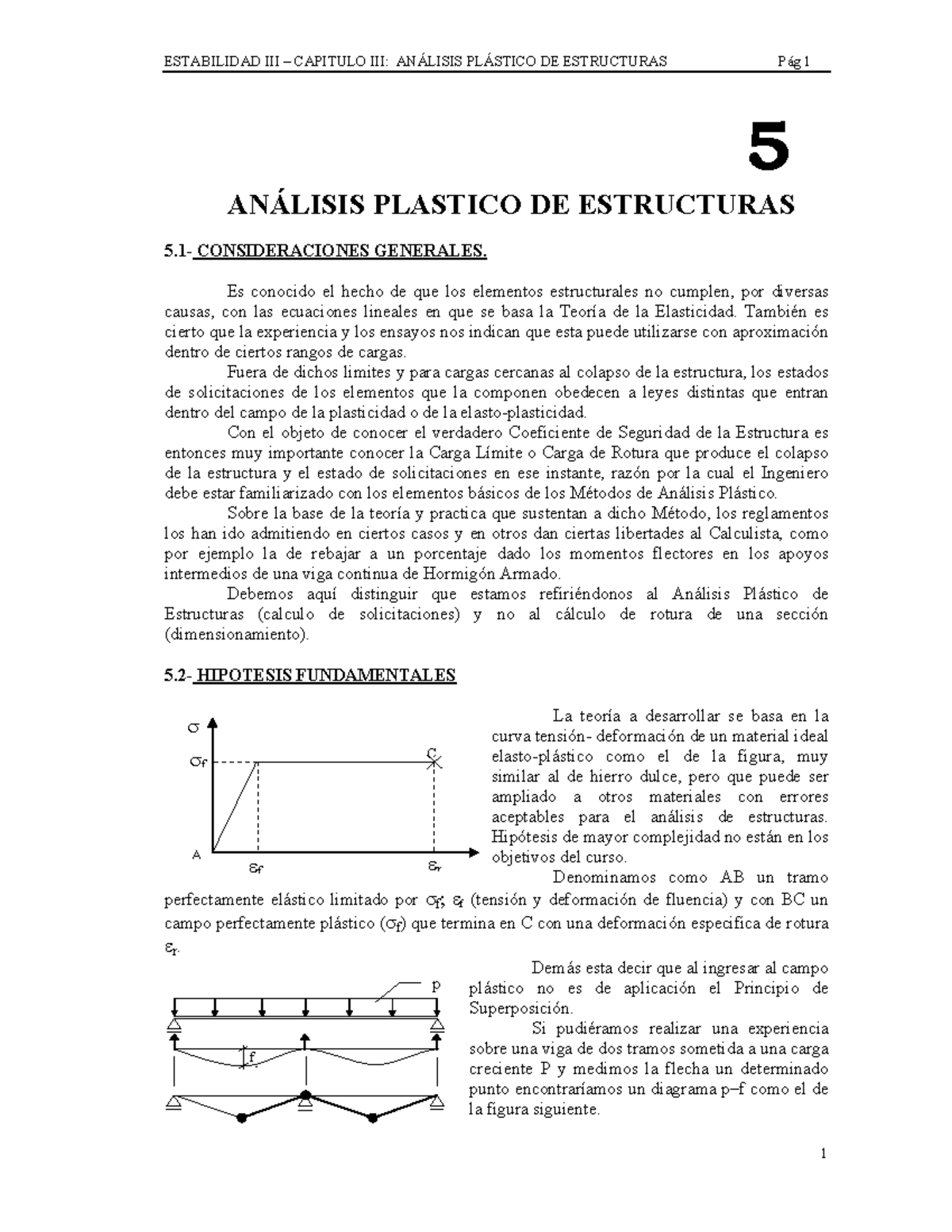 Analisis Plástico de Estructuras - 5 ANÁLISIS PLASTICO DE ESTRUCTURAS 5 ...