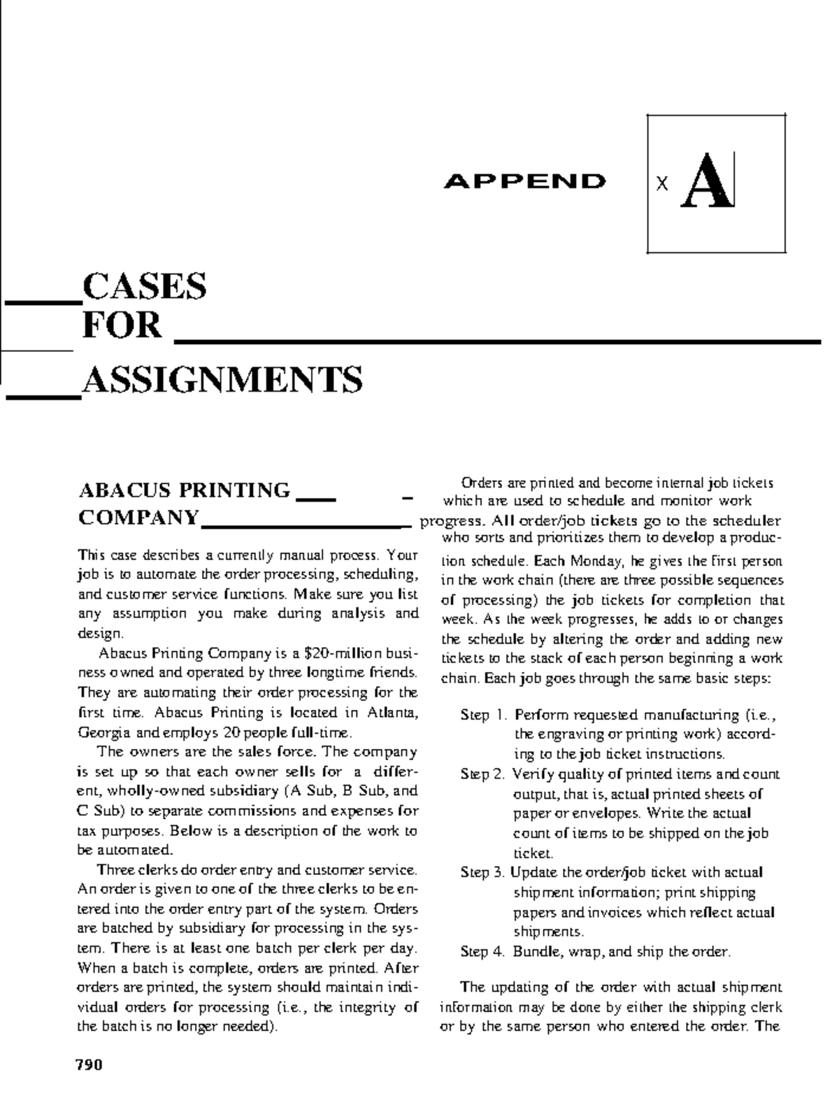 Appendix - work - APPEND CASES FOR ASSIGNMENTS ABACUS PRINTING _ Orders ...