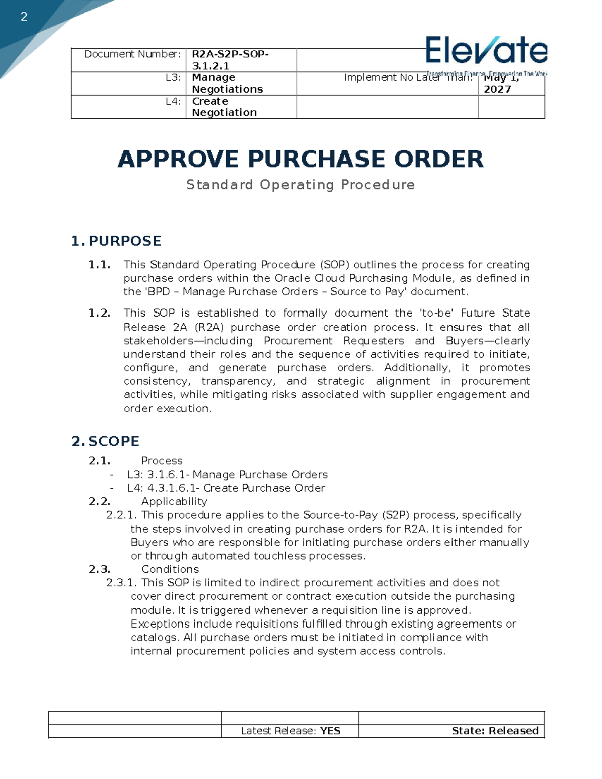 SOP for Approving Purchase Orders in Oracle Cloud (L3) - Studocu